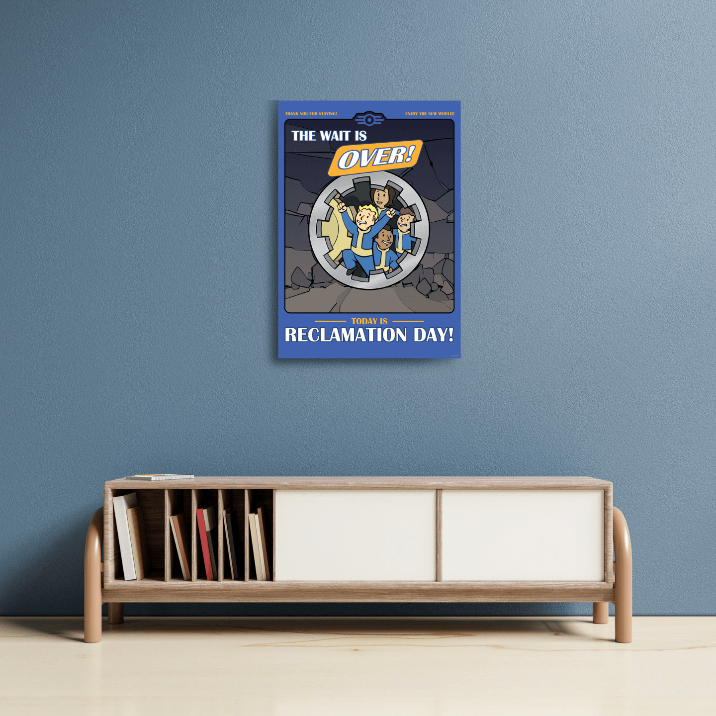 Fallout Reclamation Day A3 Art Print