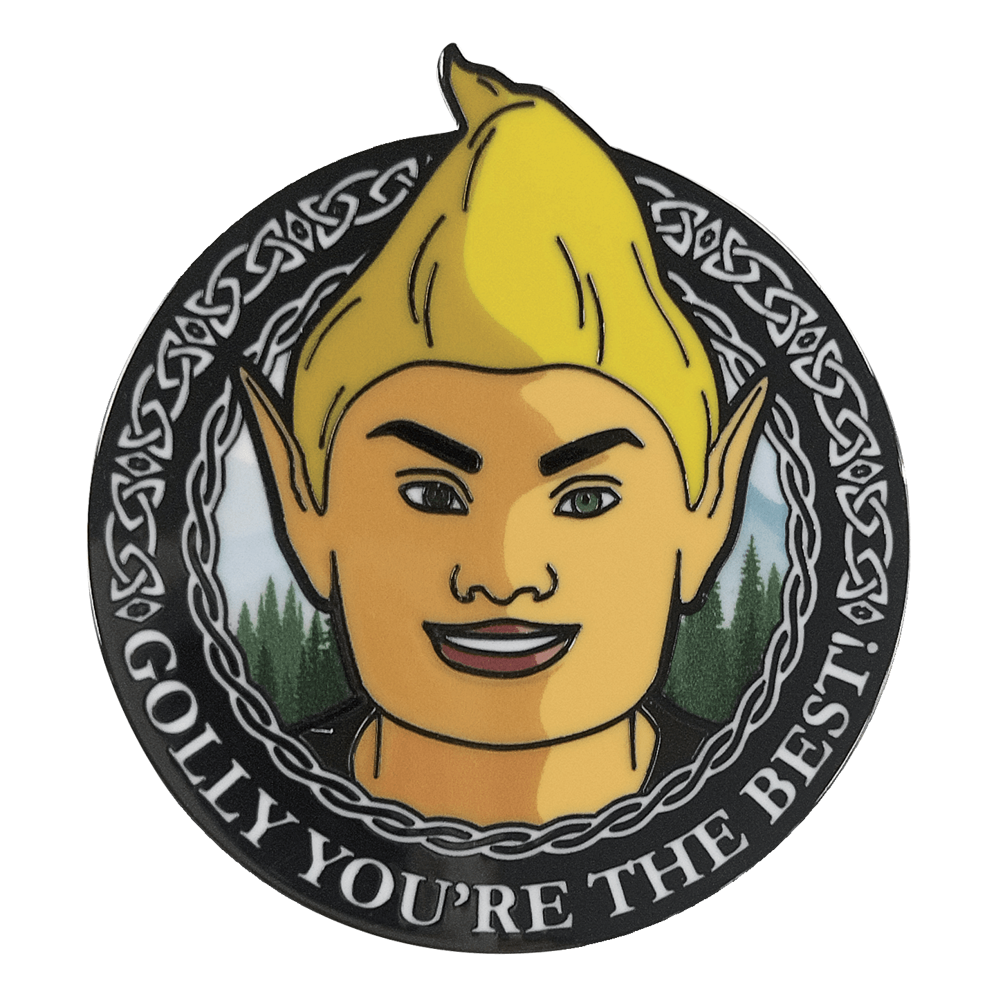 The Elder Scrolls IV: Oblivion Adoring Fan Pin Badge | Just Geek