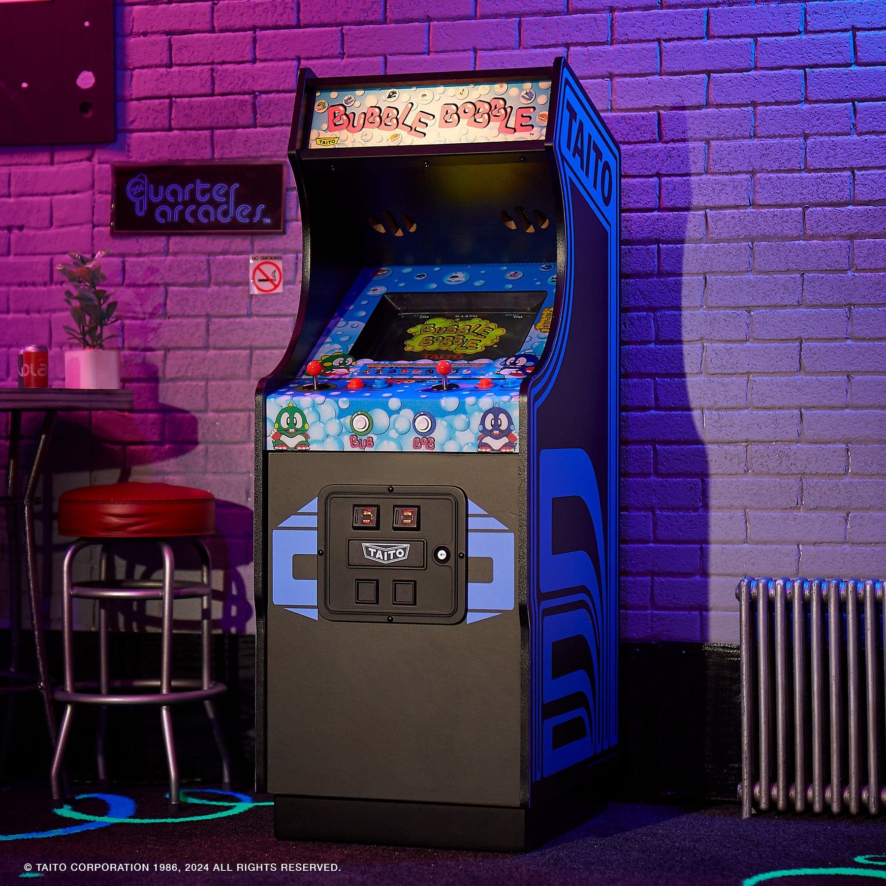 Just Geek - Official Bubble Bobble Quarter Size Arcade