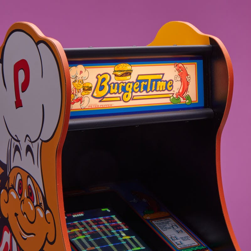 Official Data East BurgerTime Quarter Size Arcade Cabinet – Just Geek