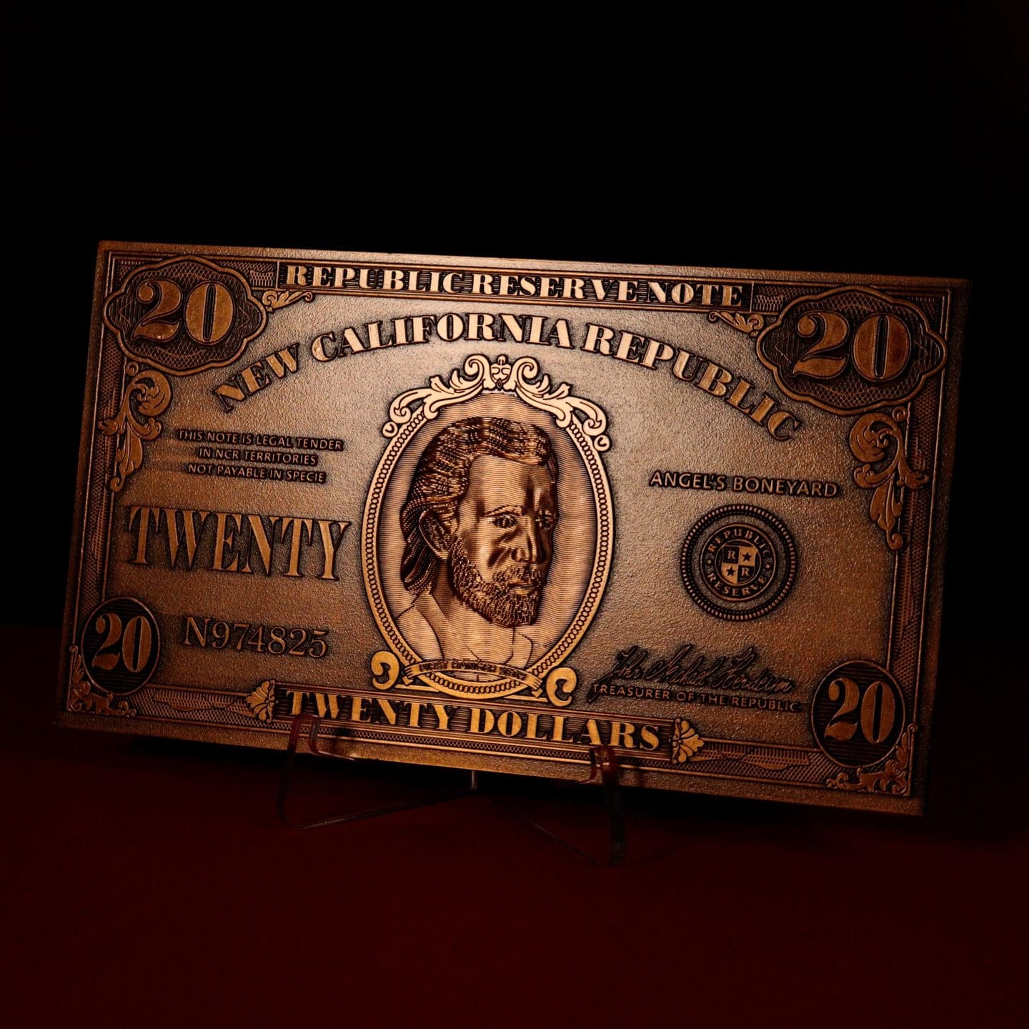 Fallout - Replica NCR 20$ Bill - Limited Edition – Just Geek