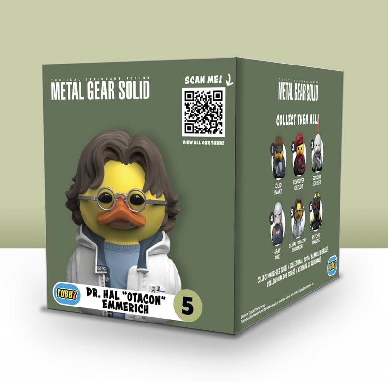 Metal Gear Solid: Dr. Hal “Otacon” Emmerich TUBBZ (Boxed Edition ...