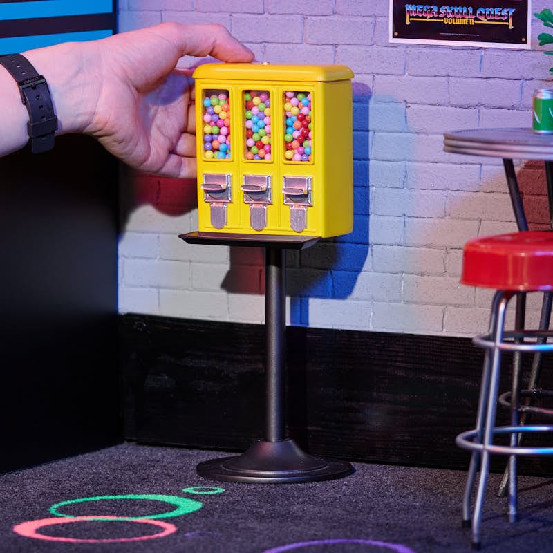 Quarter Arcades: Quarter Scale Gumball Machine – Just Geek