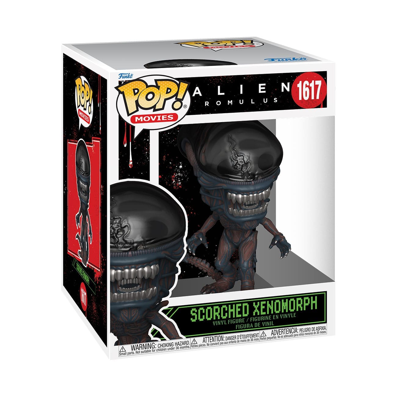 Aliens Romulus Super Sized FUNKO POP! Animation Vinyl Figure Scorched