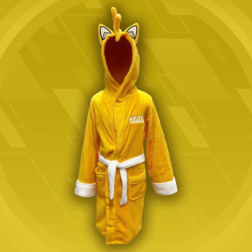 Sonic the Hedgehog Tails Cosplay Hooded Children's Bathrobe / Dressing