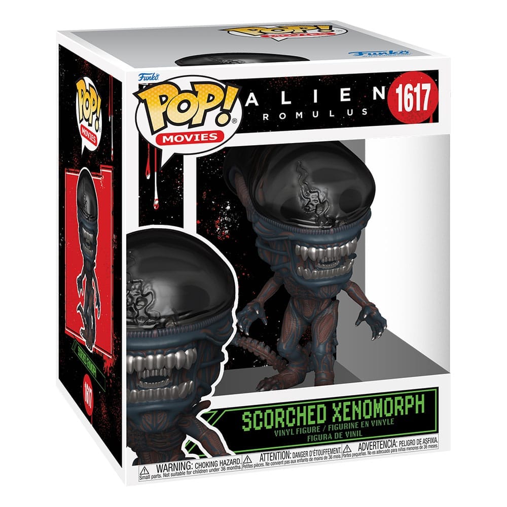 Aliens Romulus Super Sized FUNKO POP! Animation Vinyl Figure Scorched ...