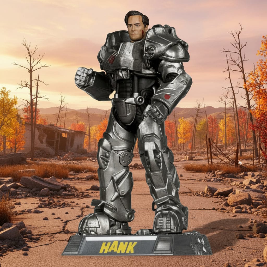 Fallout : Hank Maclean Figure (Red Platinum Edition) | Just Geek